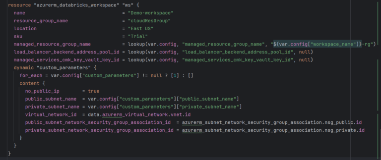 “Setting Up Azure Databricks workspace with VNET Injection Using ...