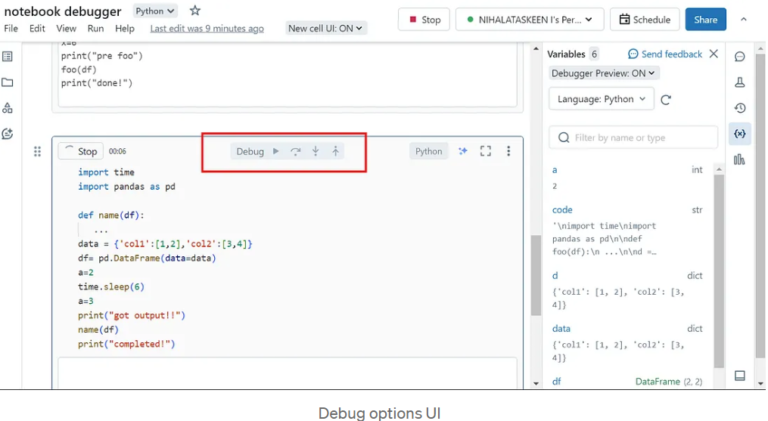 Understanding the Databricks New Feature Notebook Debugger – Diggibyte Blogs