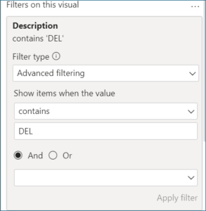 Power BI Advanced Filters (Contains Filter): Issues and Insights ...